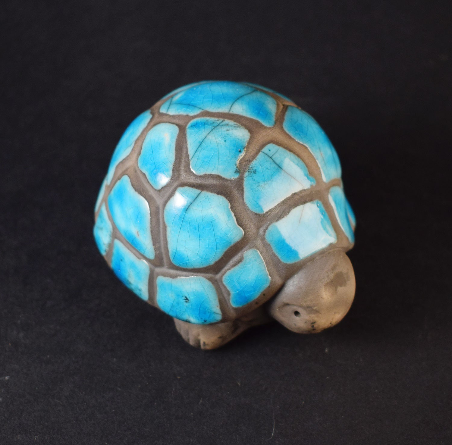 Decorative Raku Turtle - Etsy