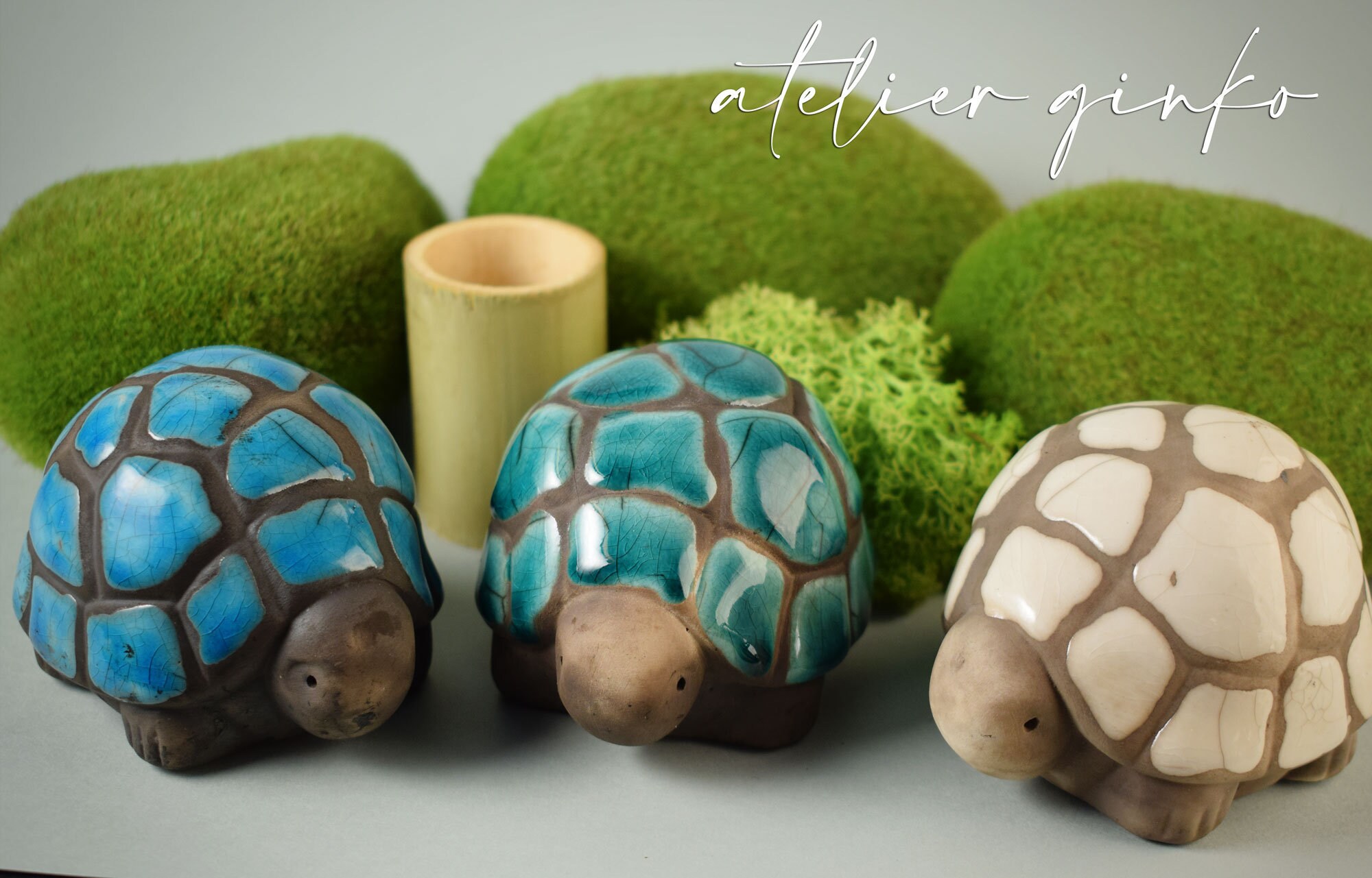 Decorative Raku Turtle - Etsy