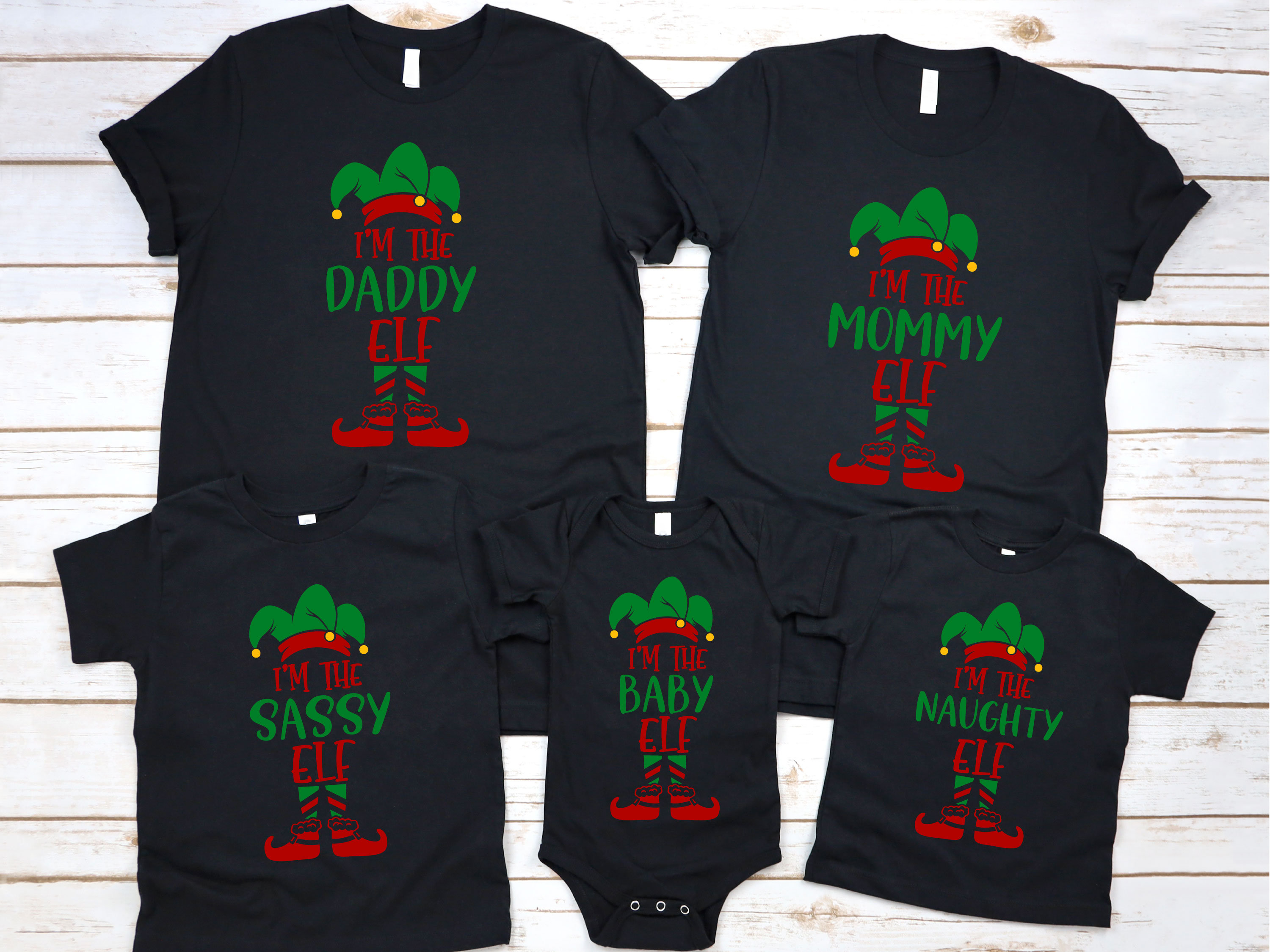 Custom the Elf Shirt, Elf Matching Family Shirts, Christmas Funny Shirt ...