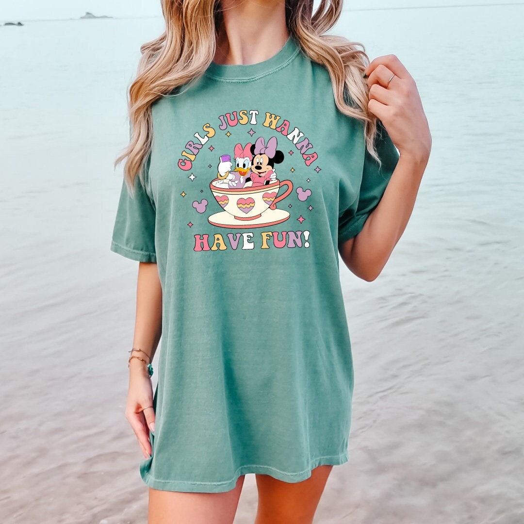 Comfort Colors® Girls Just Wanna Have Fun Shirt, Girls Trip Shirt ...