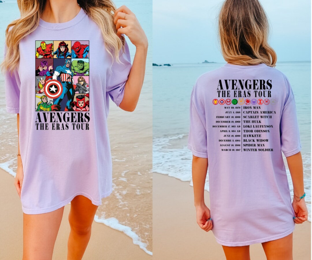 Comfort Colors® Avengers the Eras Tour Shirt, Avengers the Eras Tour ...