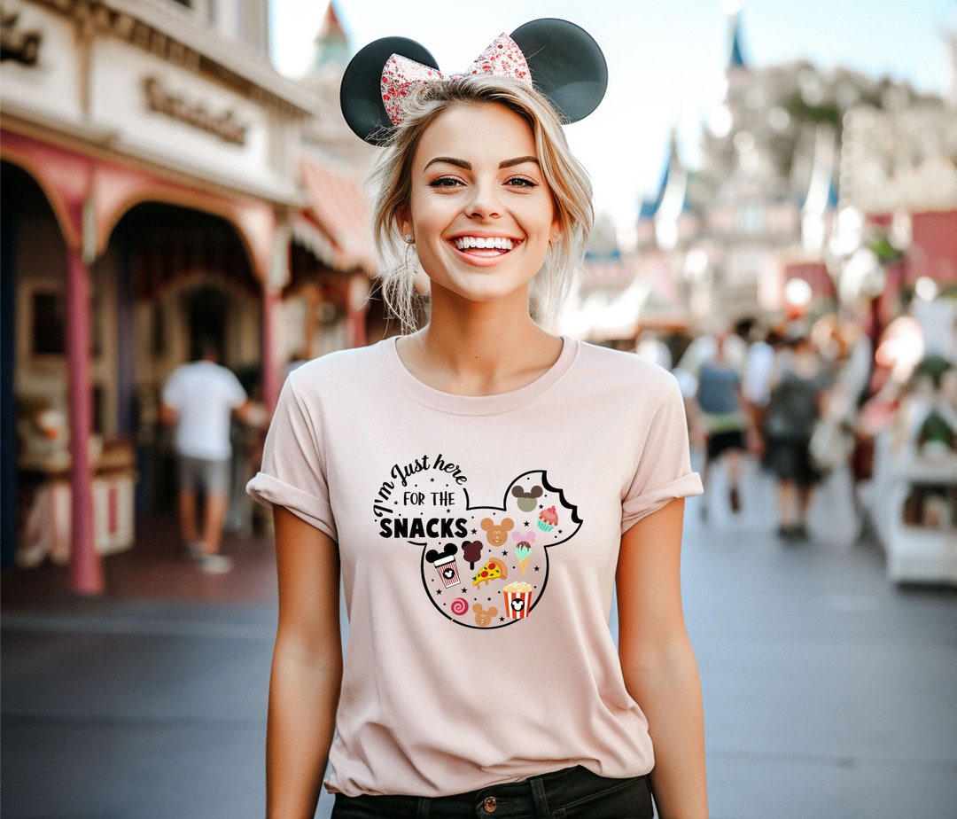I'm Just Here for the Snacks Shirt, Snacks Shirt, Disney Family ...
