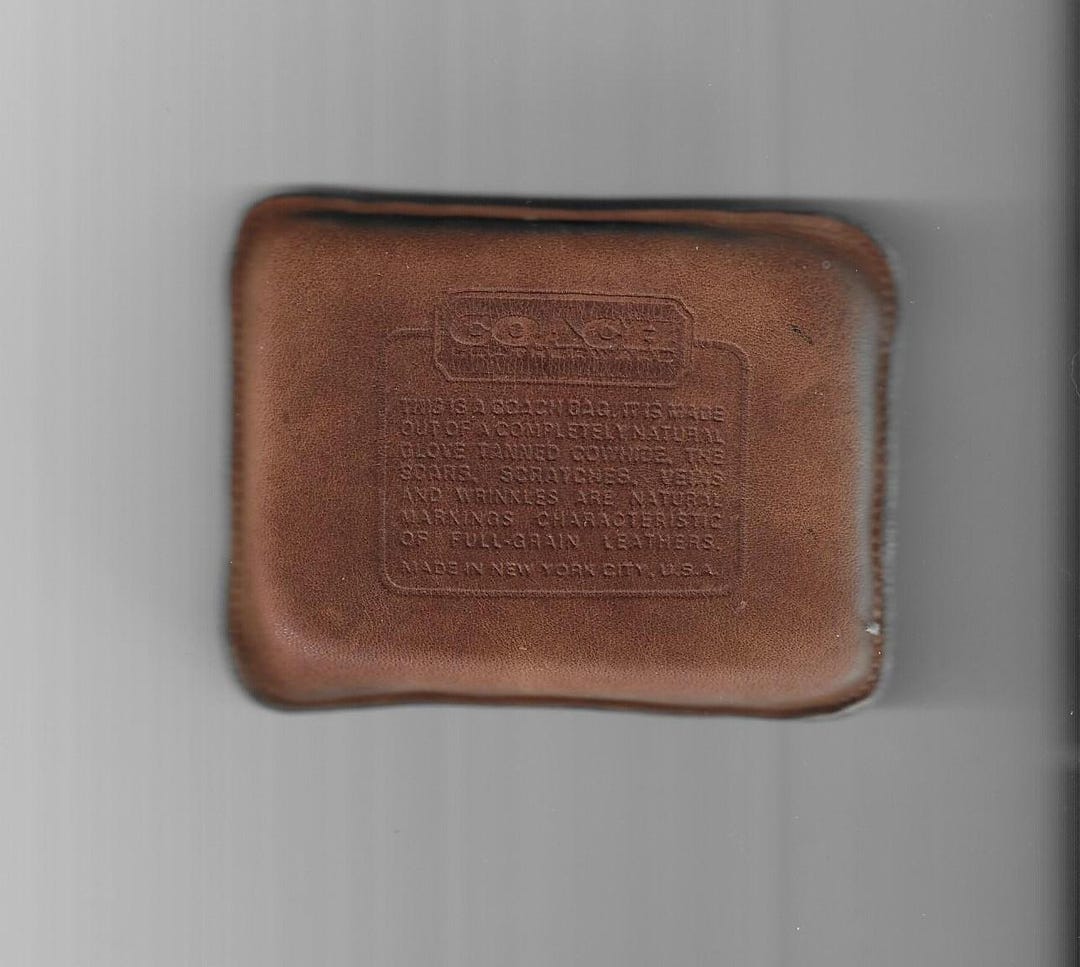 Vintage Coach Paperweight Embossed With Creed - Etsy