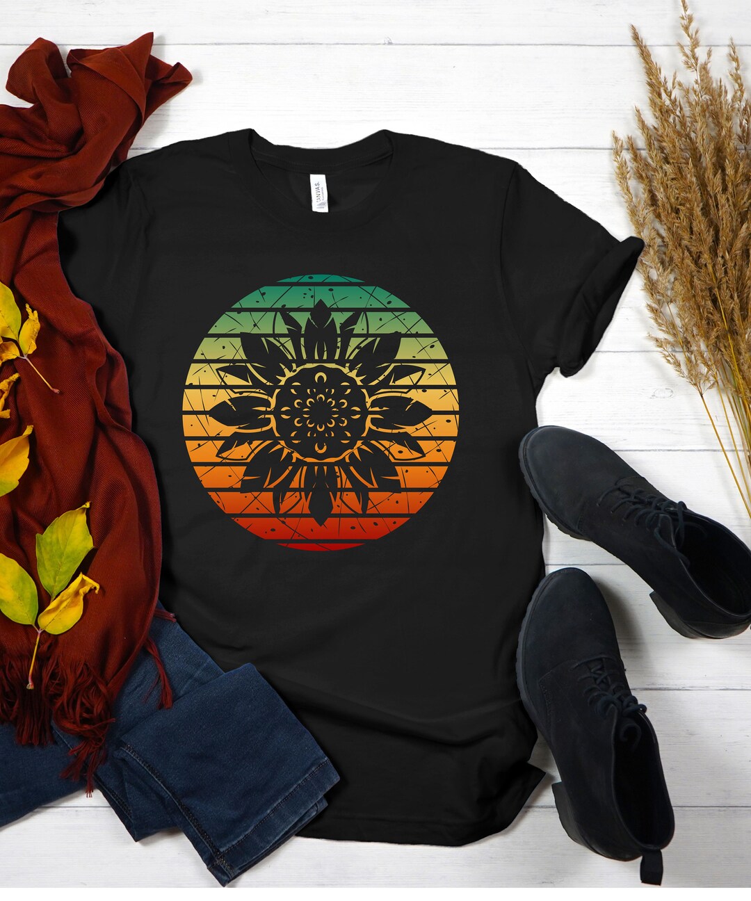 Sunflower - Sunflower Shirt, Floral Tee Shirt, Flower Shirt,garden ...
