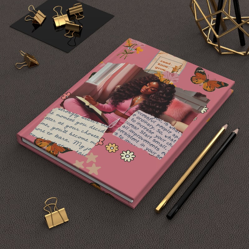 Black Woman Journal - Etsy