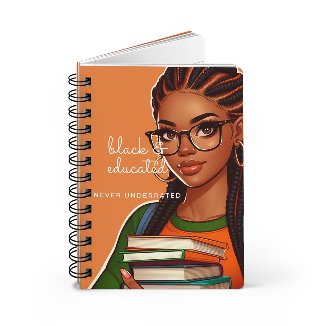 Spiral Bound Journal, Journals for Black Girls, HBCU Journals ...