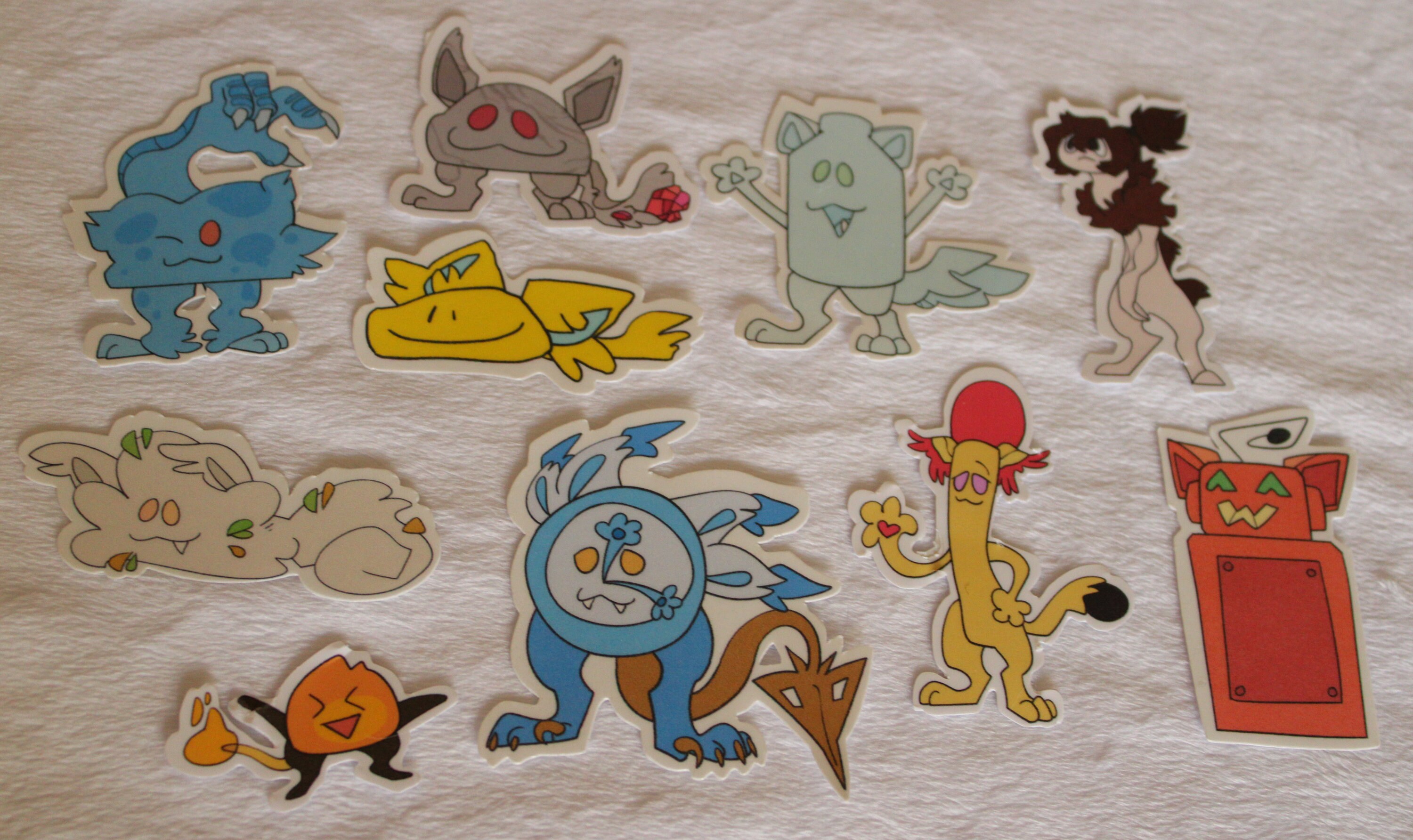 BFDI All Characters Chibi Sticker Set - Etsy