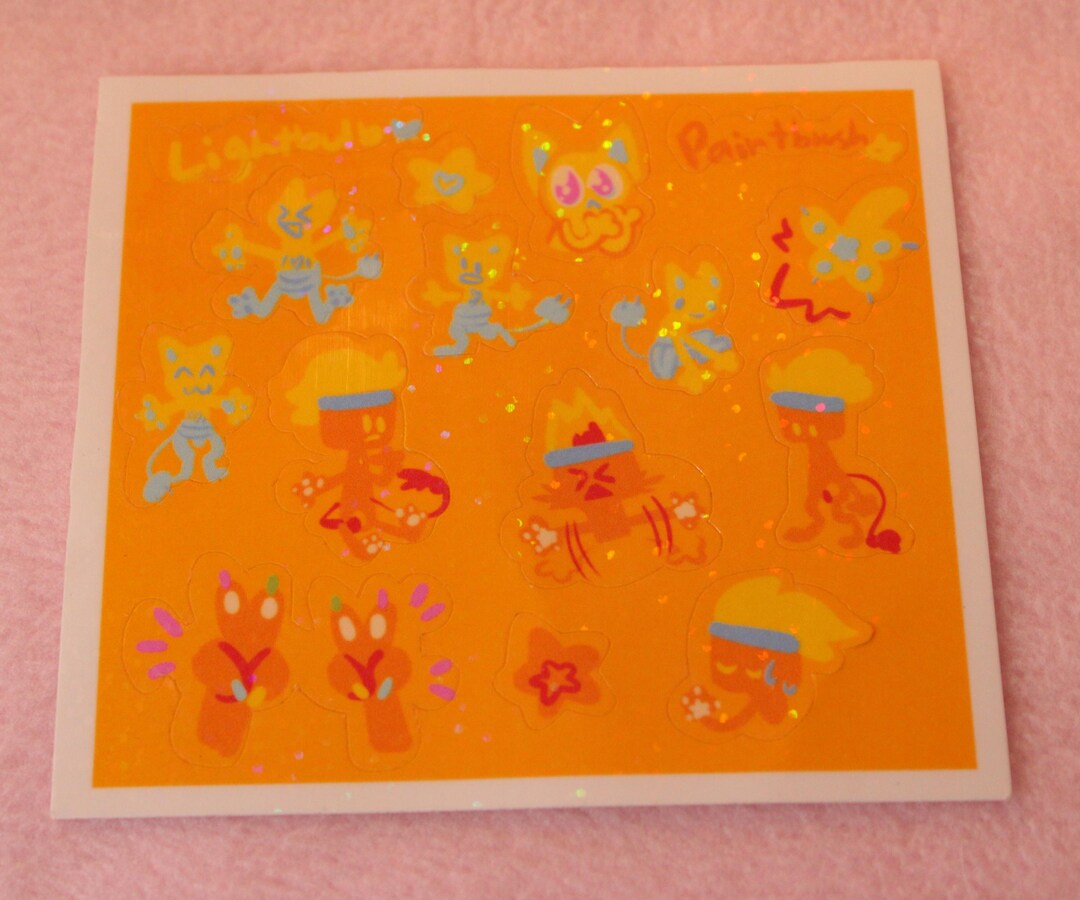 Inanimate Insanity Fan Made Paintbrush and Lightbulb Doodle Sticker ...