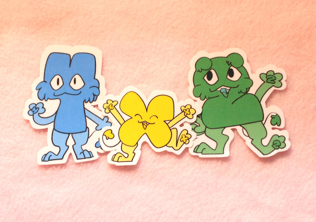 Numbers BFDI Sticker Pack | Fan Made Battle for Dream Island Stickers ...