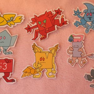 BFDI All Characters Chibi Sticker Set - Etsy Canada