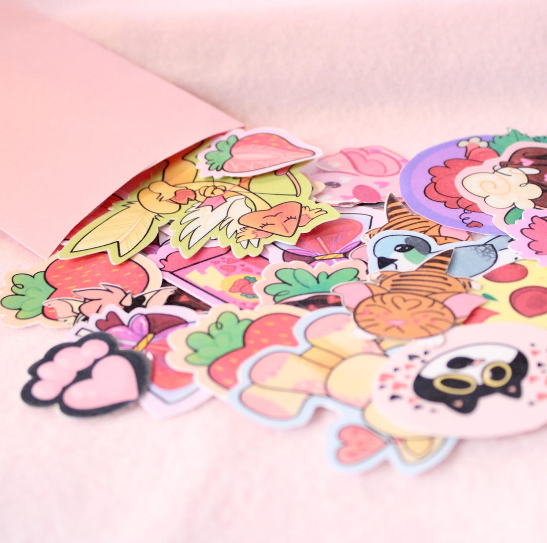 OSC OC and Original Art Valentines Day Sticker Set - Etsy