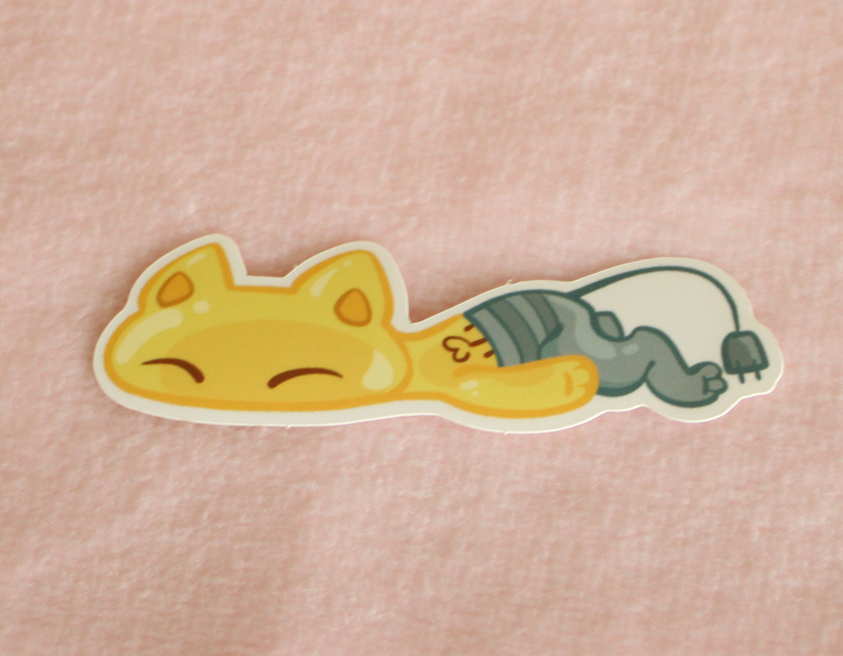 Inanimate Insanity Fan Made Smooshed Lightbulb Kitty Sticker - Etsy