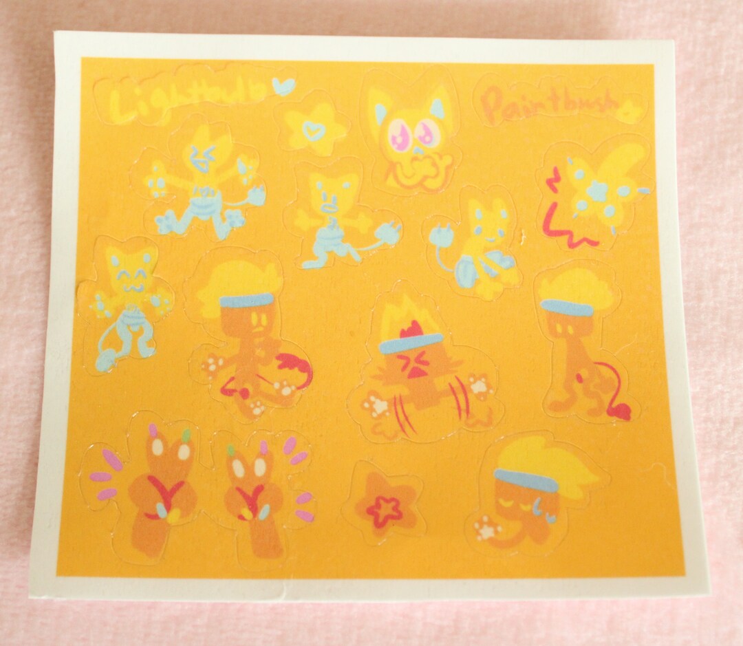 Inanimate Insanity Fan Made Paintbrush and Lightbulb Doodle-y Sticker ...