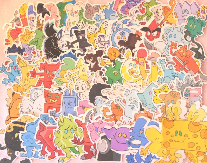 Chibi BFDI 2023 Sticker Pack | Fan Made Battle for Dream Island ...