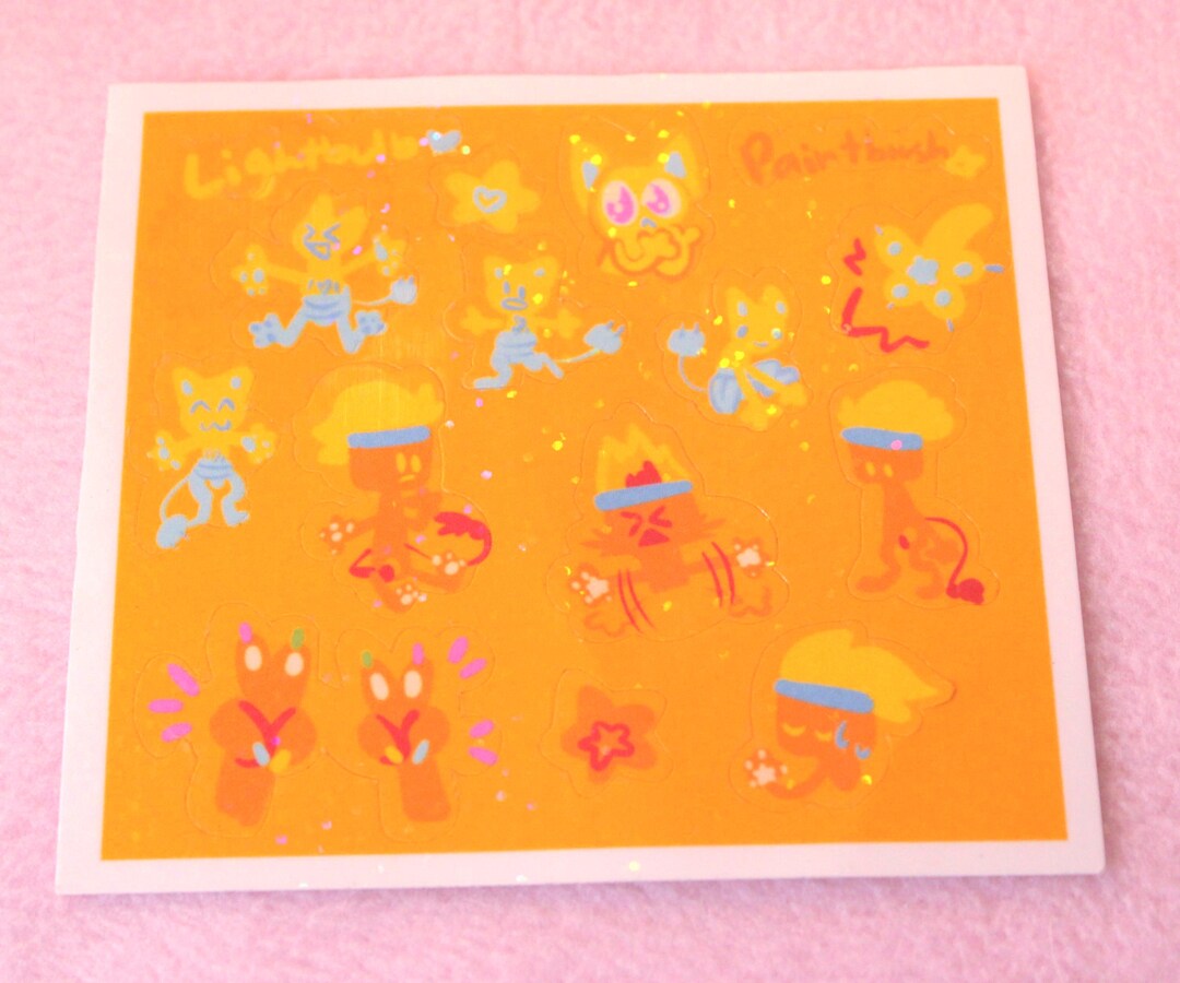 Lightbrush II Doodle Sticker Sheet | Fan Made Inanimate Insanity ...