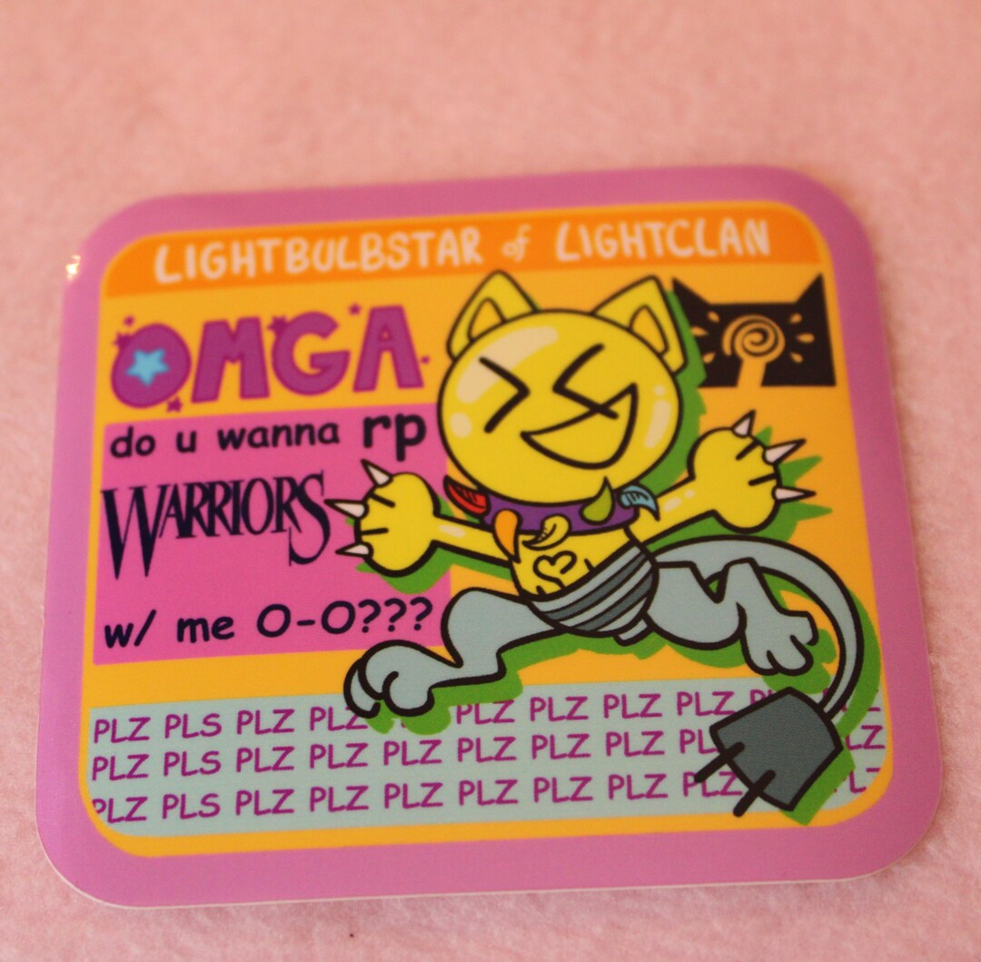 Inanimate Insanity Lightbulb Fan Made Warriors RP Sticker | 2000s ...