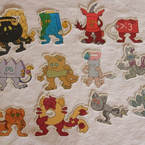 BFDI All Characters Chibi Sticker Set - Etsy