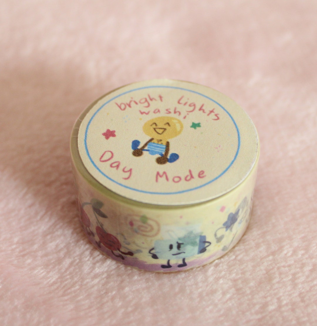 Inanimate Insanity Fan Made Bright Lights Washi Tape - Etsy