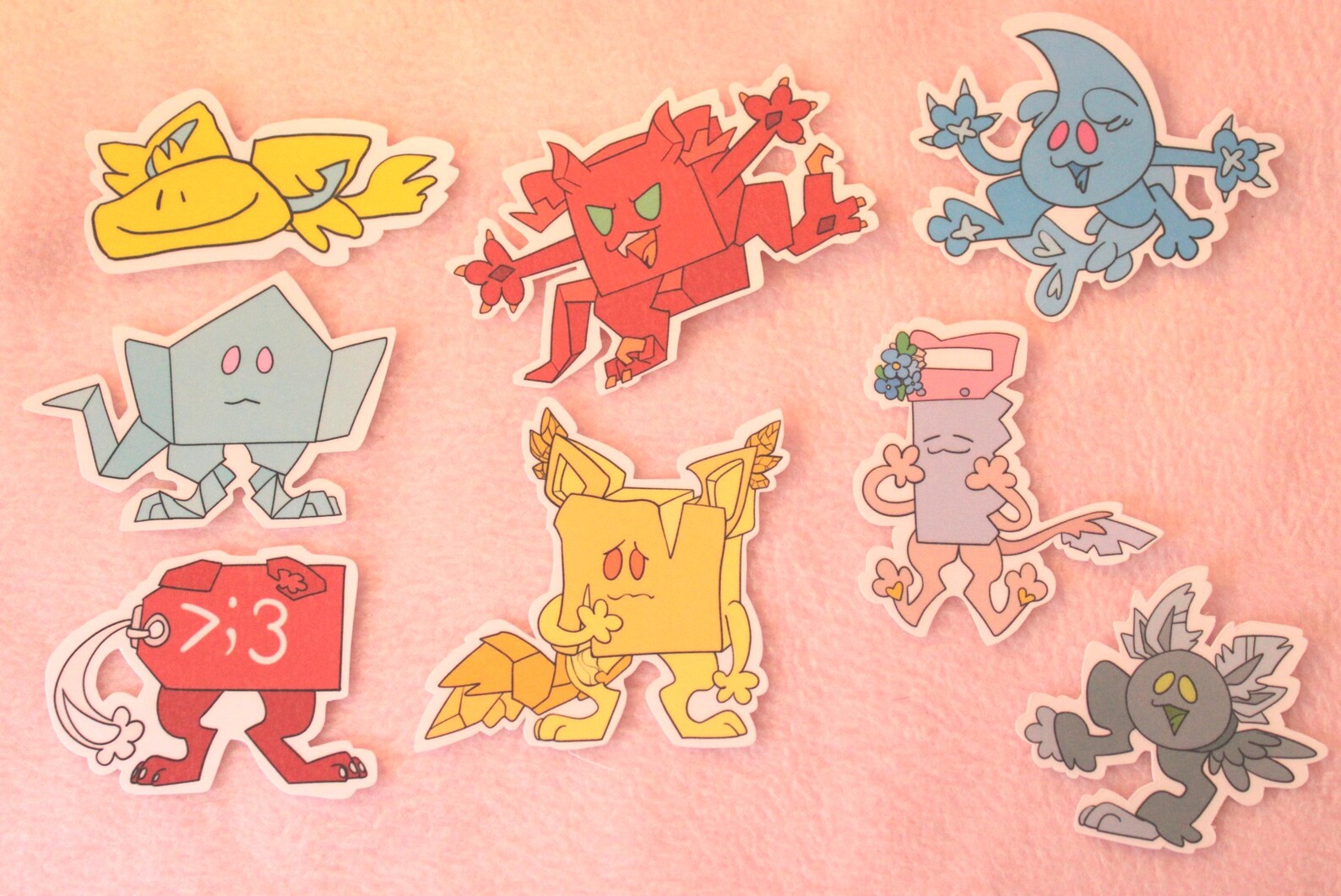 Chibi BFDI 2023 Sticker Pack | Fan Made Battle for Dream Island ...