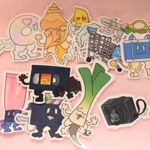 Chibi TPOT Failed Debuters Sticker Pack | Fan Made BFDI Stickers - Etsy