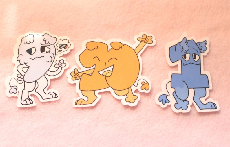 Numbers BFDI Sticker Pack | Fan Made Battle for Dream Island Stickers ...