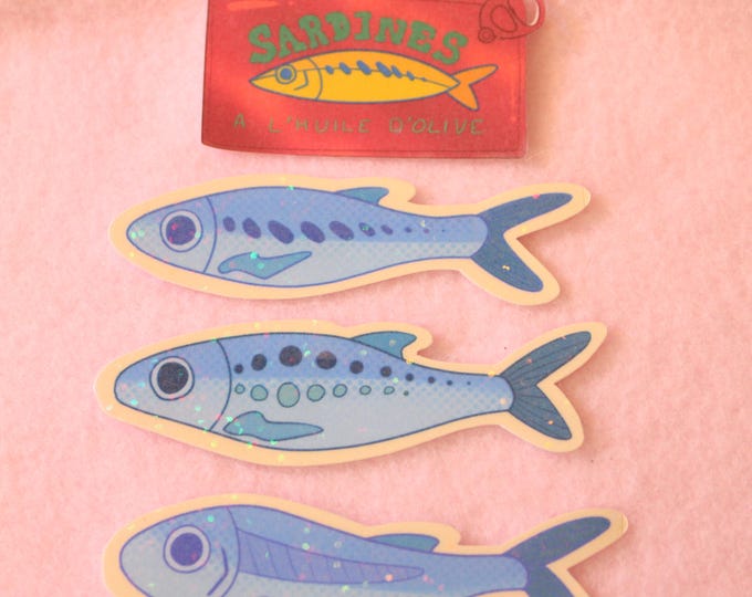 Sardine Sticker Set - Etsy
