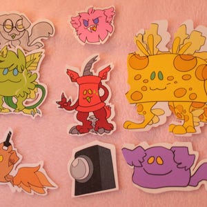 BFDI All Characters Chibi Sticker Set - Etsy