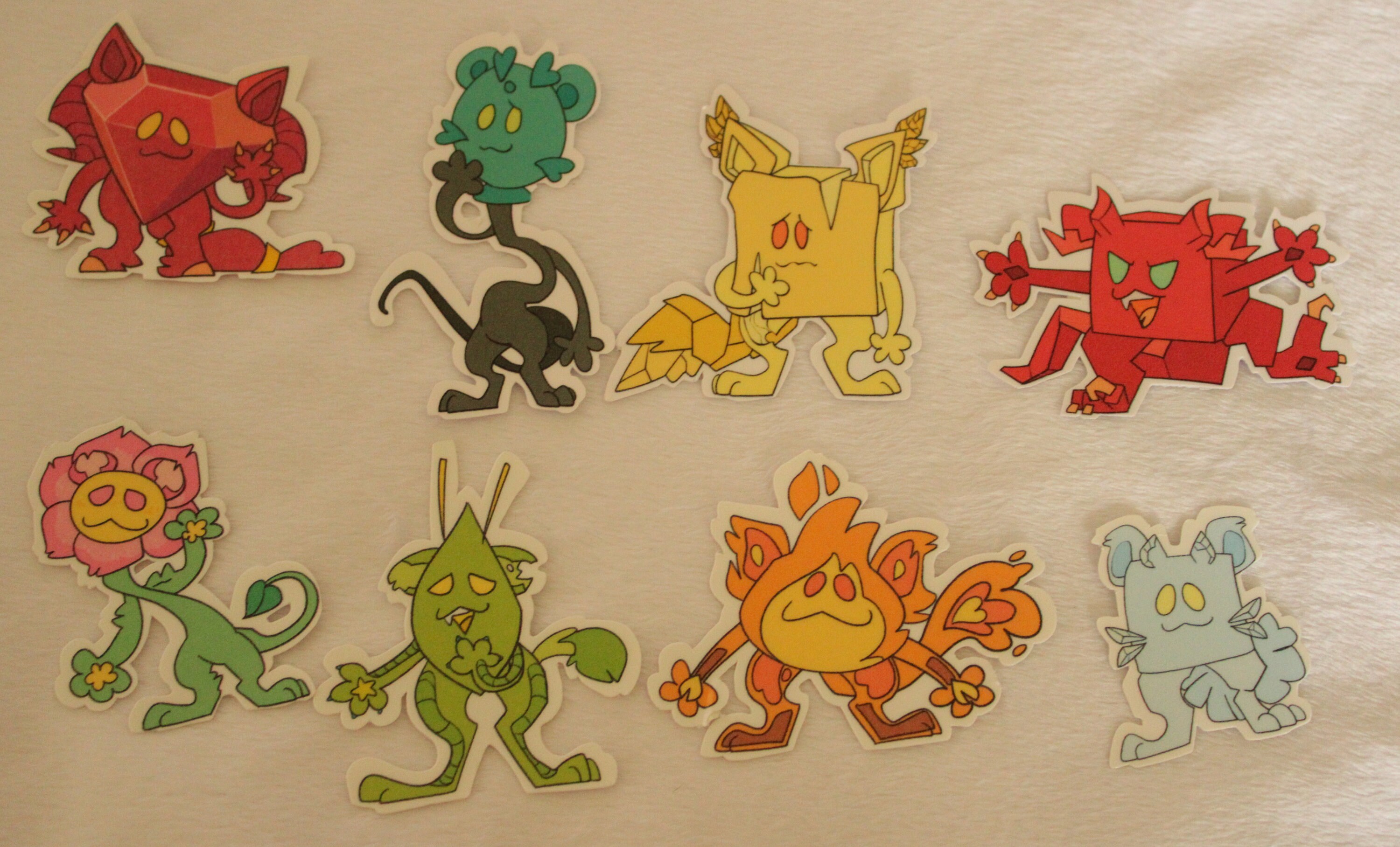 BFDI All Characters Chibi Sticker Set - Etsy