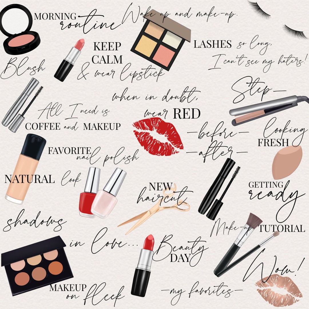 275 Instagram Story Stickers Beauty and Make-up Collection - Etsy
