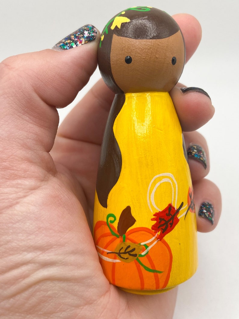 Hand-painted Season Dolls - Etsy