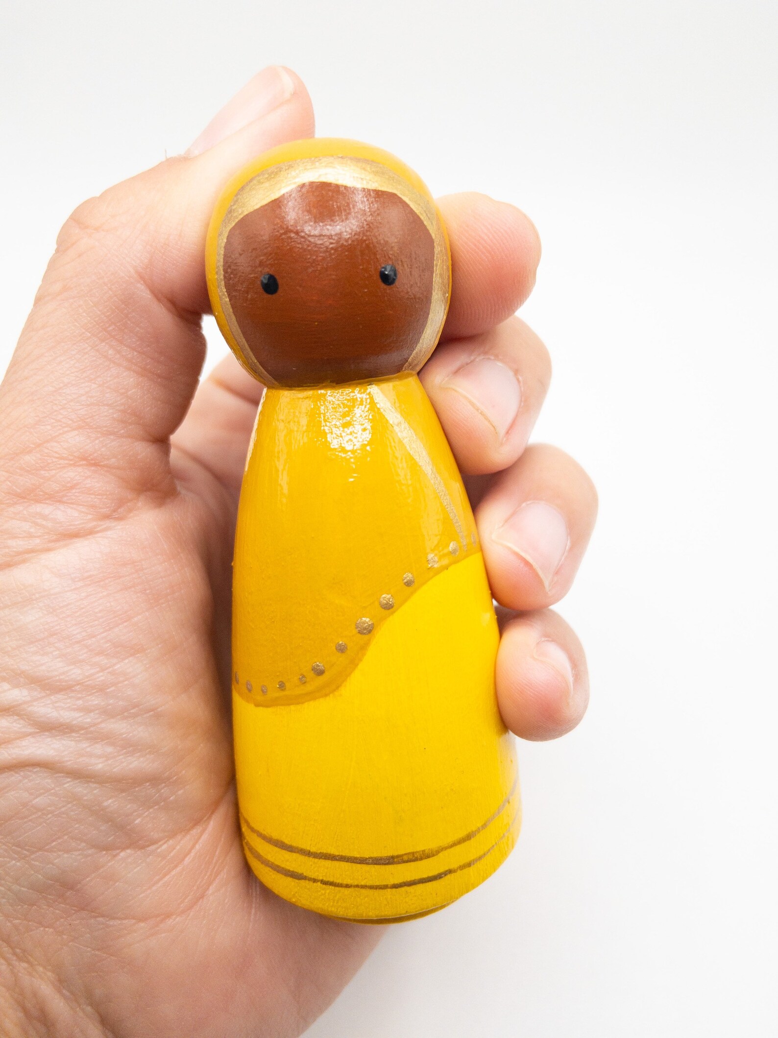 Rainbow Girl Peg Dolls | Etsy