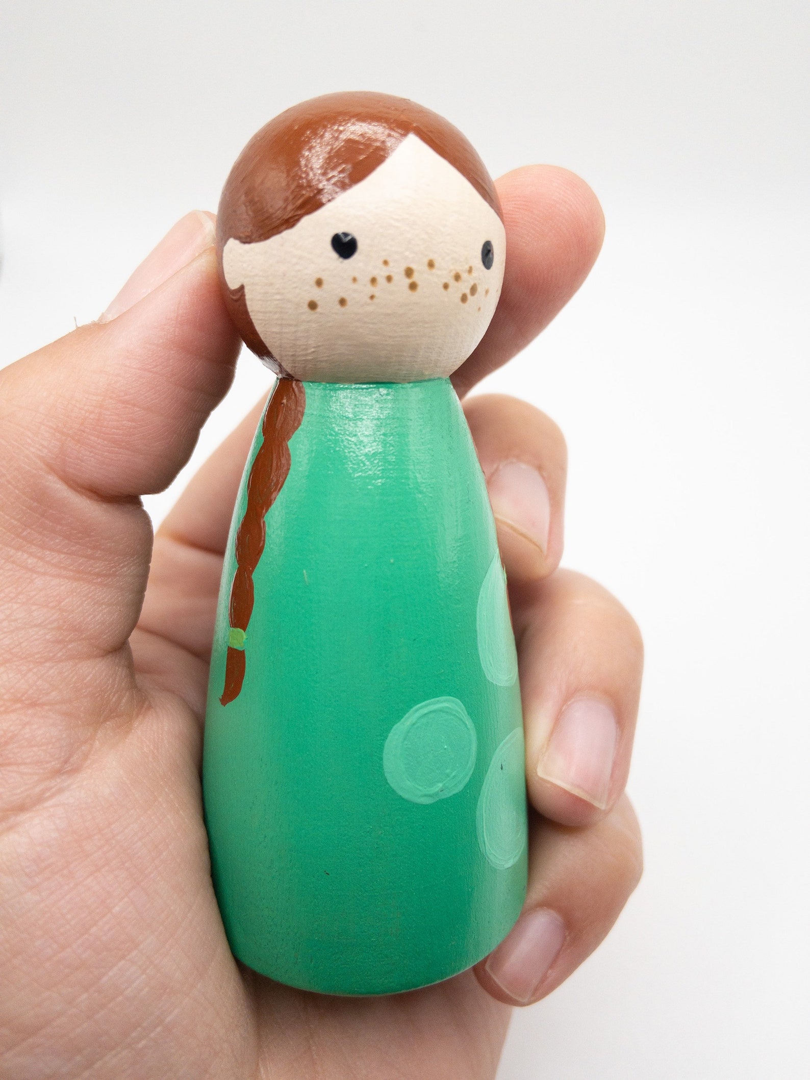 Rainbow Girl Peg Dolls | Etsy