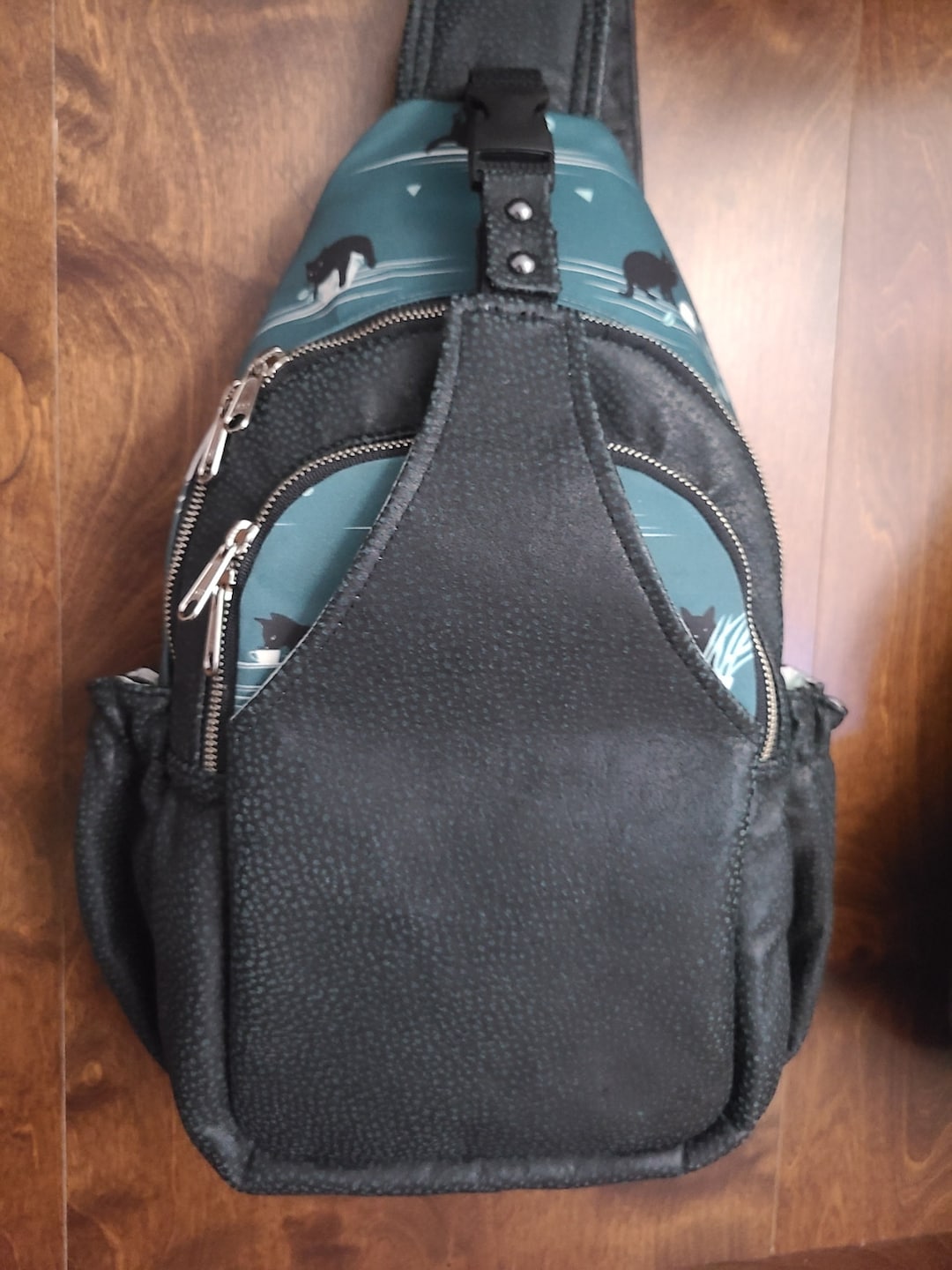 Genuine Leather Wayfarer Convertible Sling Backpack - Etsy