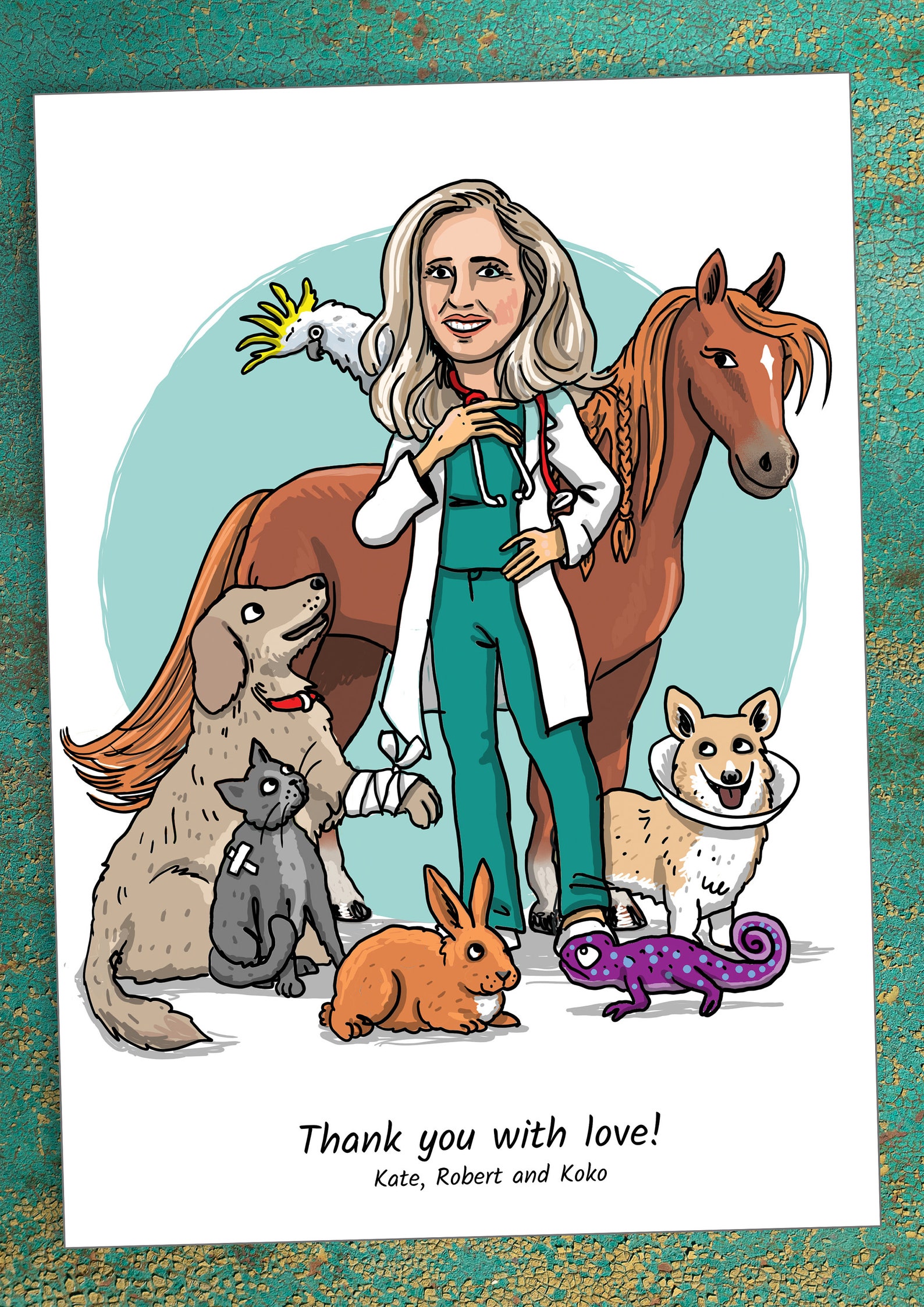 Personalized Portrait, Custom Illustration, Your Photo on My Draw ...