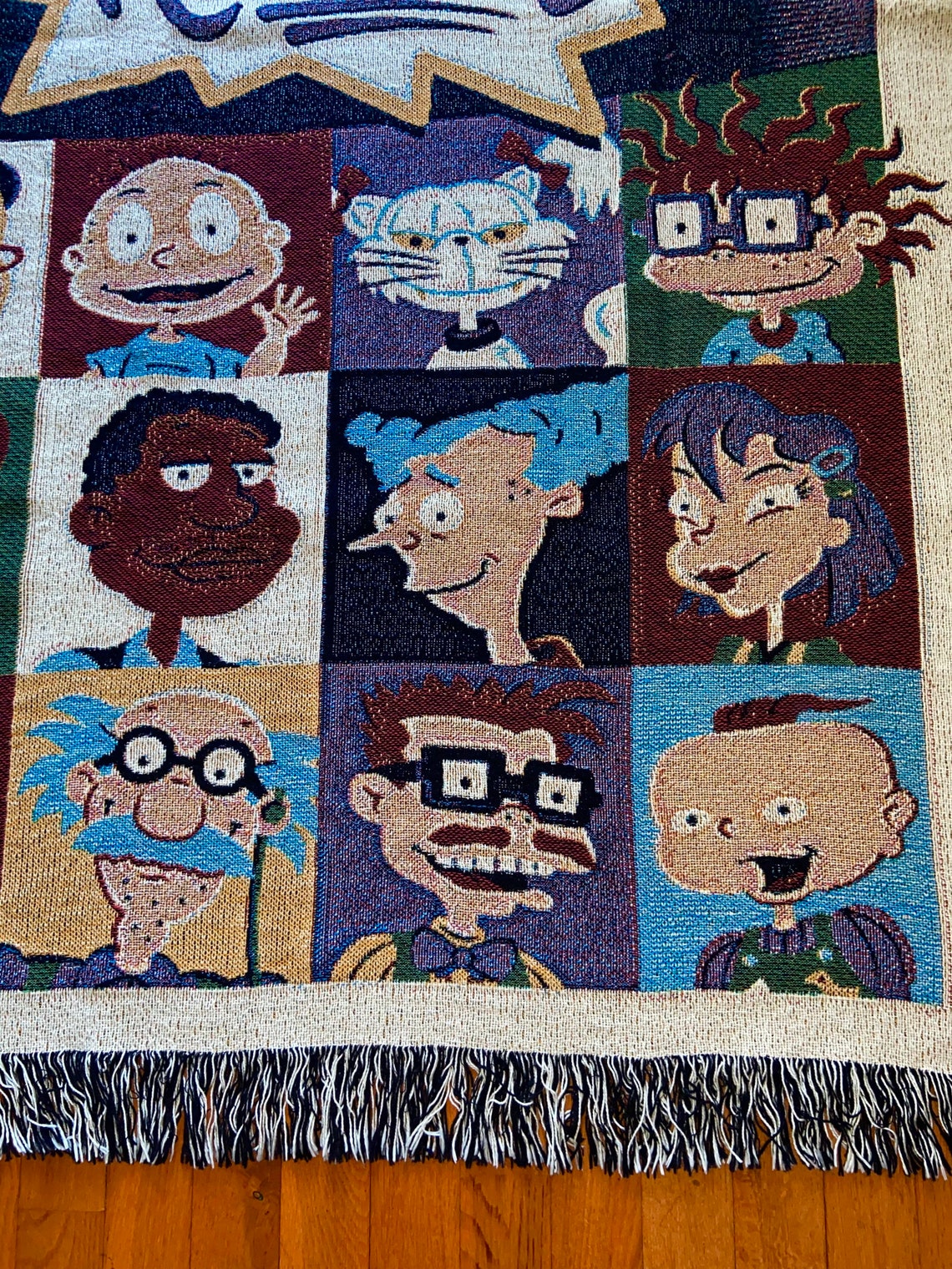 Rugrats Collage-Themed Handmade Blanket | Etsy