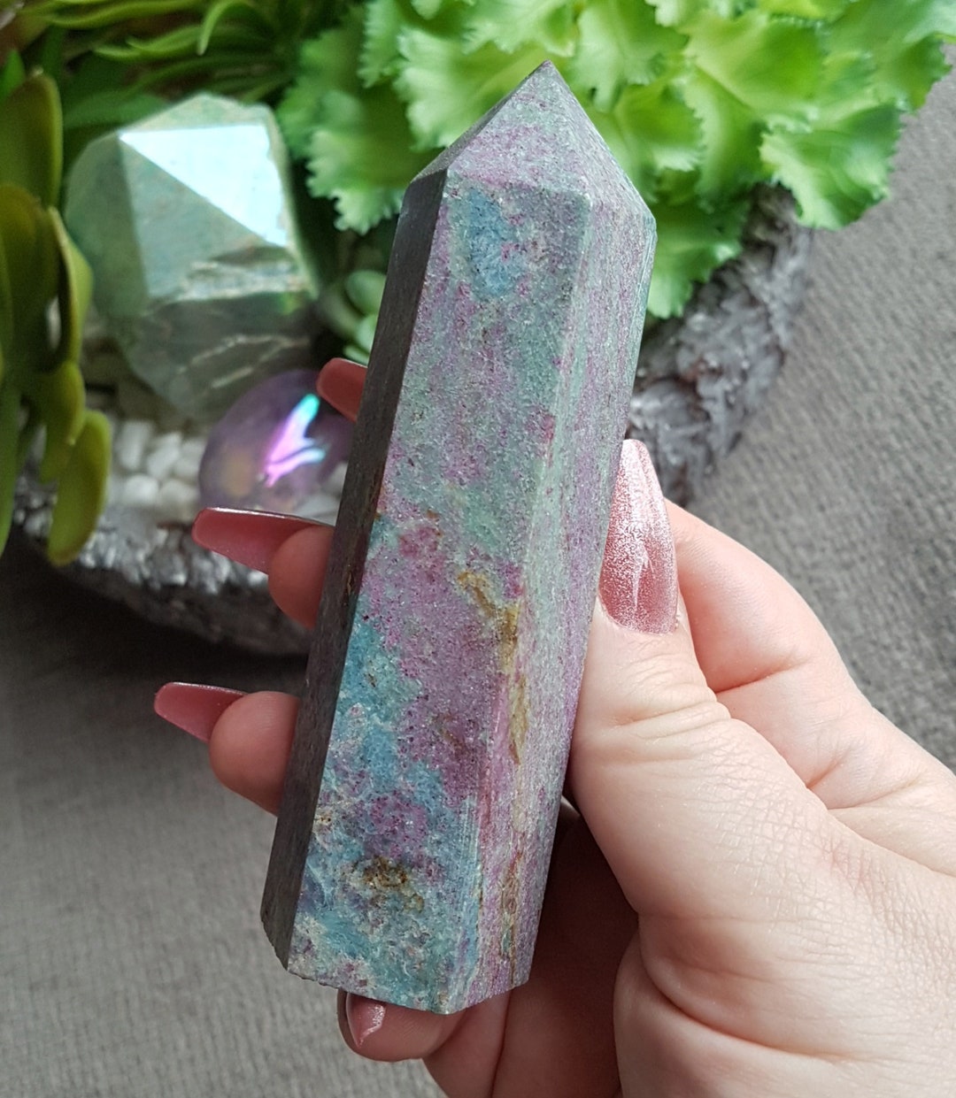 Ruby in Kyanite Tower - Etsy