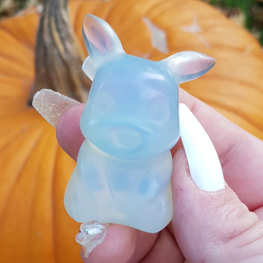 Opalite Pikachu Carving - Etsy
