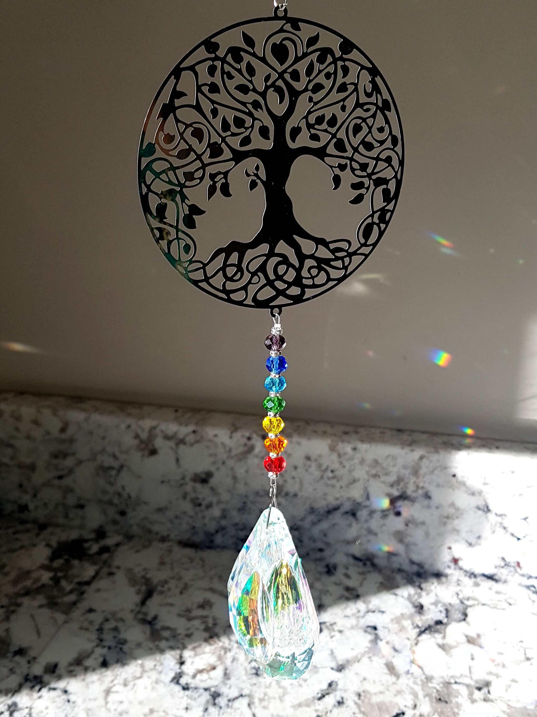 Tree of Life Suncatcher - Etsy