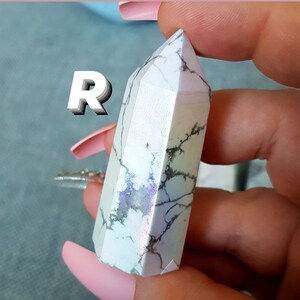 ONE - Chunky Aura Howlite Points - Etsy