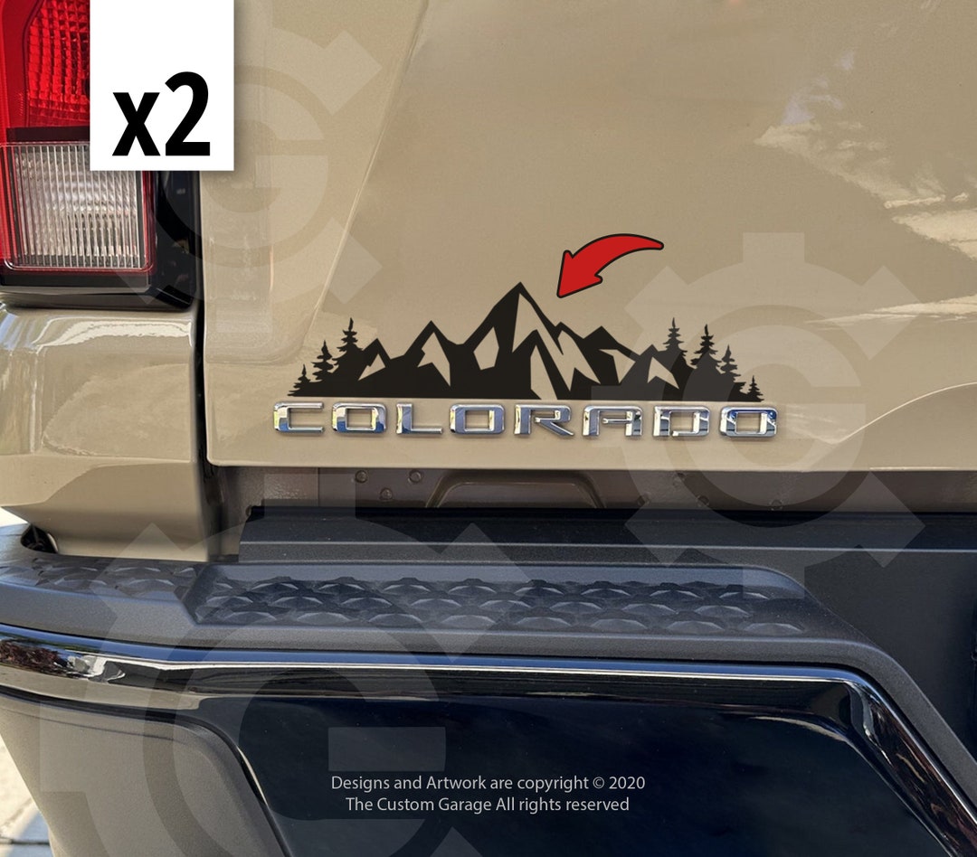 Mountain Decals for 2023 - 2025 Colorado Doors & Tailgate - Etsy
