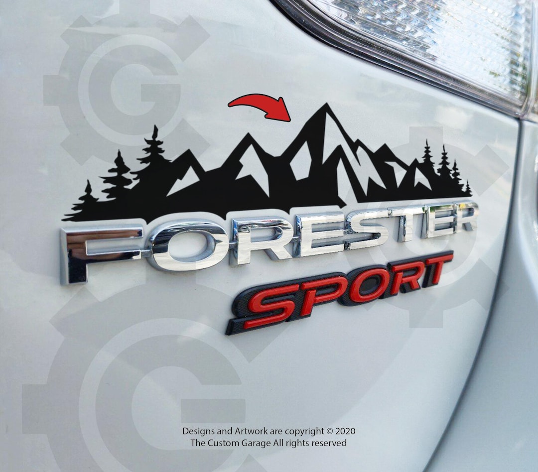 Mountain Decal for 2019-2024 Forester Badge - Etsy