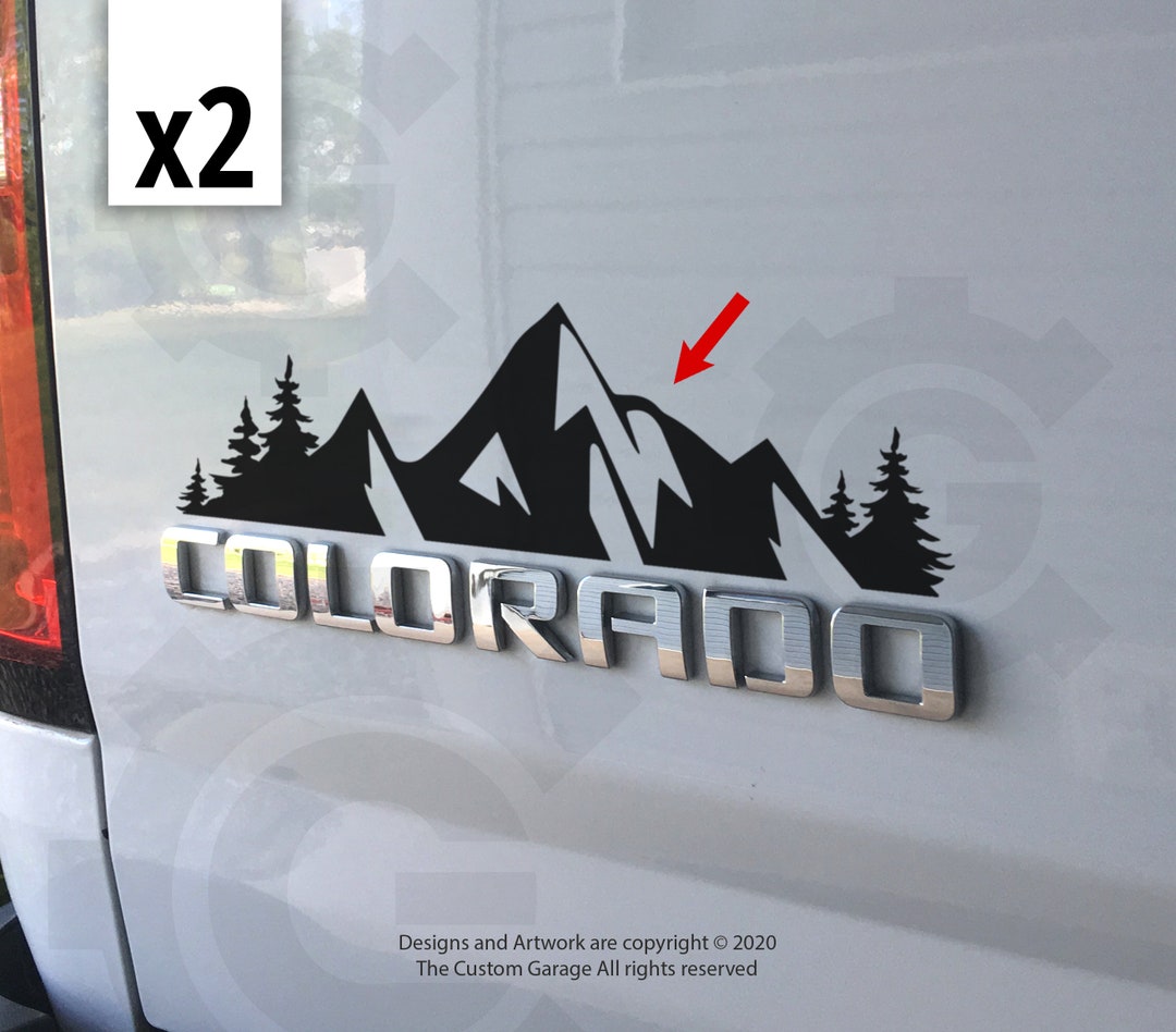 Mountain Decals for 2014-2020 Colorado Door Badge - Etsy
