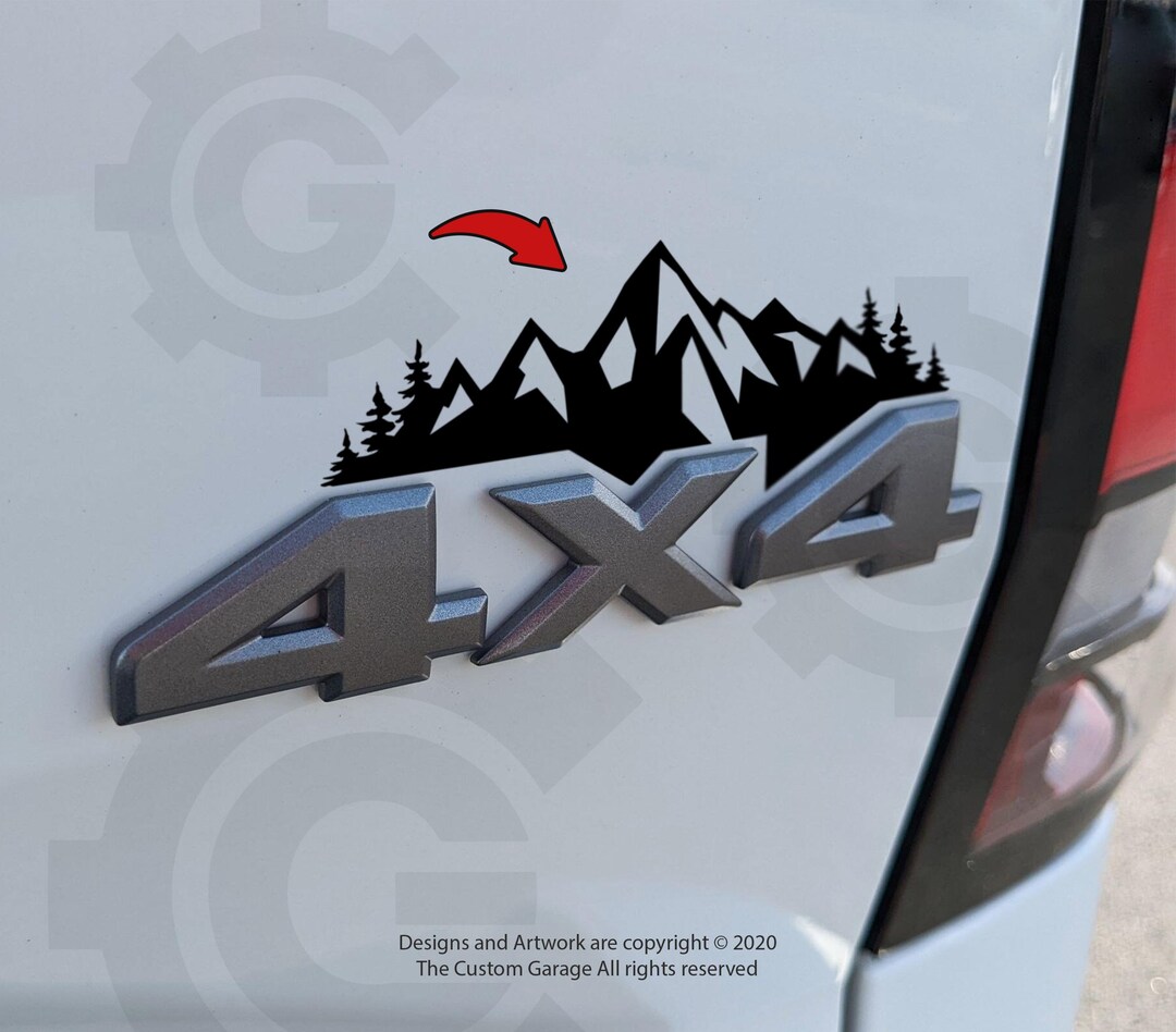Mountain Decals for 2022-2025 Frontier 4x4 Badge - Etsy