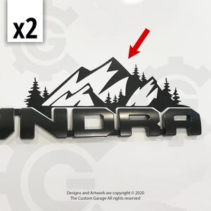 Mountain Decals for 2022-2025 Tundra Doors - Etsy