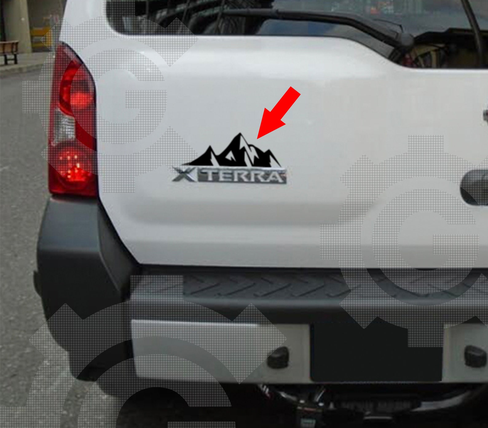 Mountain Decal for 2005-2015 Xterra Rear Hatch - Etsy