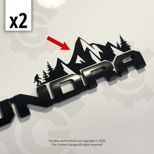 Mountain Decals for 2014-2024 Tundra Door Badge - Etsy