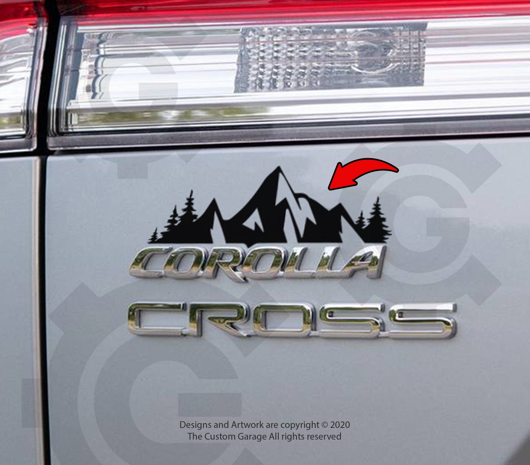 Mountain Decals for 2022-2025 Corolla Cross - Etsy