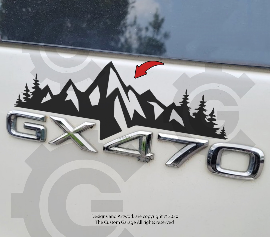 High Quality Mountain Vinyl Decal for 2003-2009 GX470 - Etsy