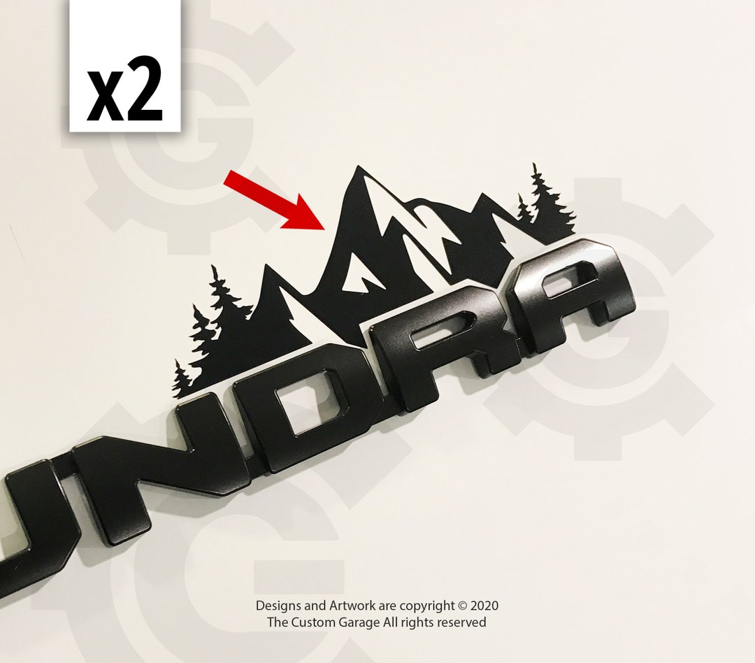 Mountain Decals for 2014-2024 Tundra Door Badge - Etsy