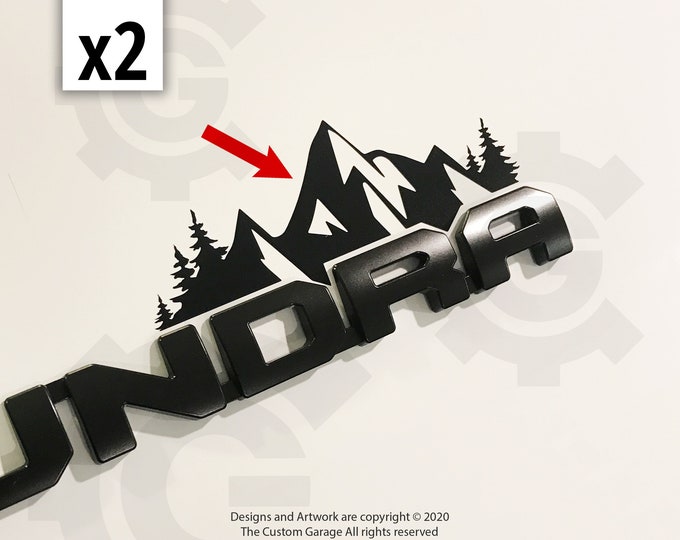 3rd Gen Tundra Mountain Decal Tundra Mountain Decal Tundra - Etsy